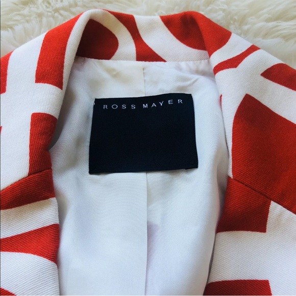 ross mayer | Jackets & Coats | Ross Mayer Of Canada Bold Red White ...
